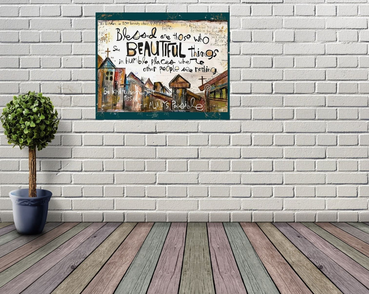 Print- Blessed Beautiful – Painted Stuf